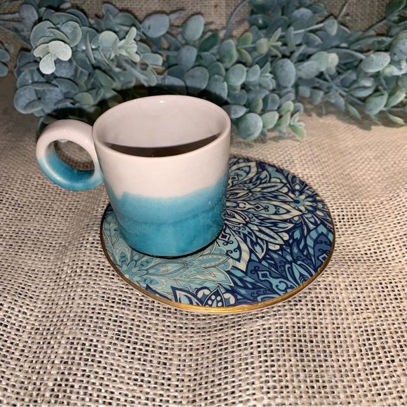 Seyda & Asli | Dining | Seyda Asli Handcrafted Espresso Cup And Saucer ...